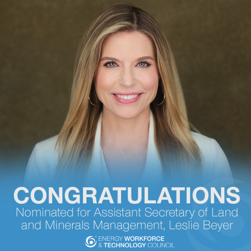 Energy Workforce & Technology Council Congratulates Former CEO Leslie ...